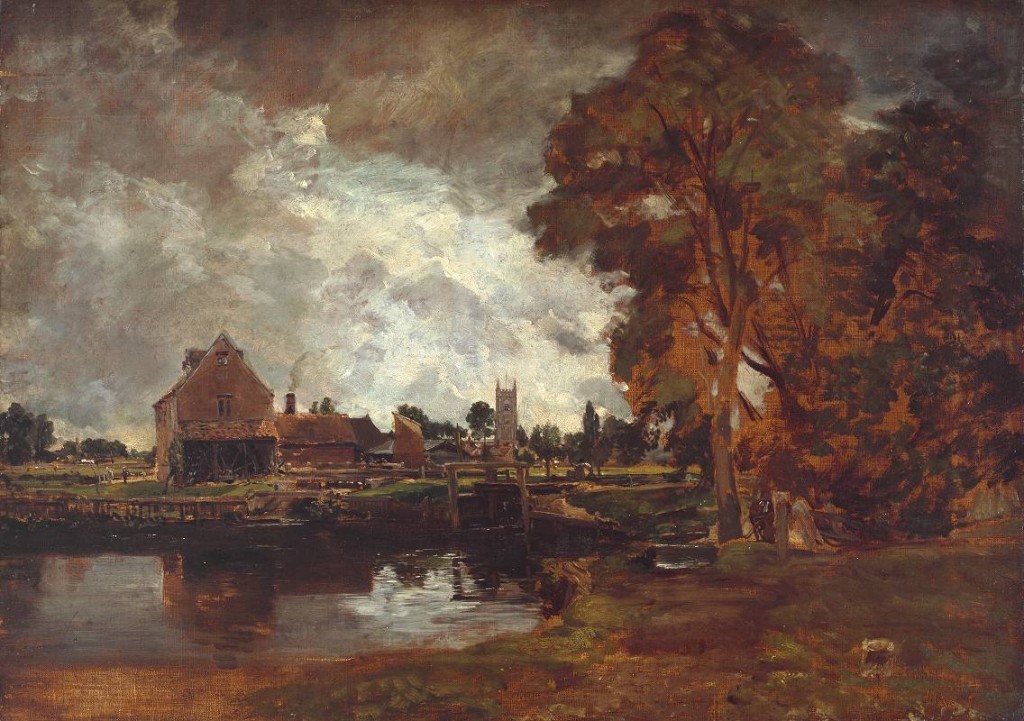 Sketched in the landscape – Constable’s ‘Dedham Lock and Mill’ 1817 ...